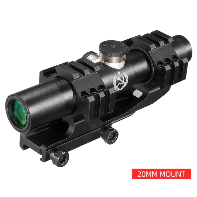 3.5x Scope Hunting Tactical Optical Sight Multi Coated Lenses ...
