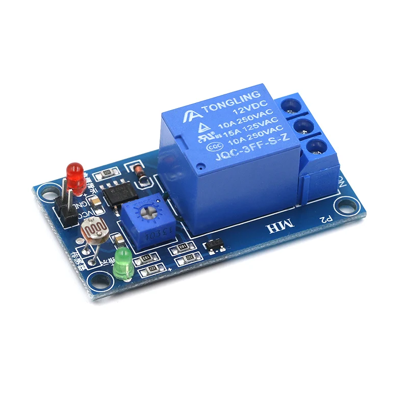 5V 12V Light Photoswitch Sensor Switch LDR Photoresistor Relay Module ...