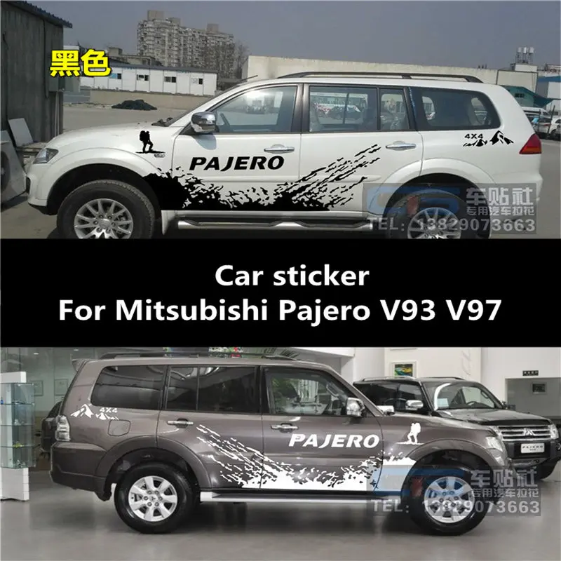 For Mitsubishi Pajero V93 V97 V73 car sticker appearance decorative ...