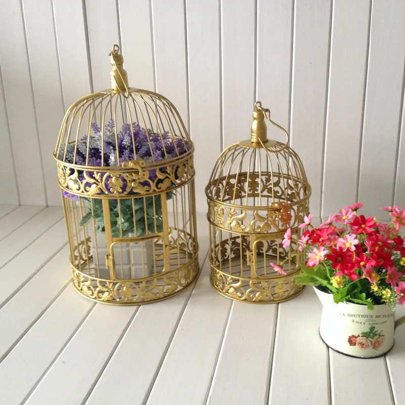 Volière,Cage à oiseaux en métal en fer moderne, petit et moyen ensemble ...