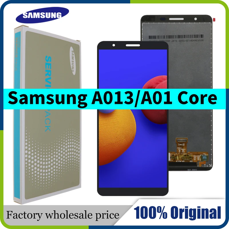 5.3 "AMOLEDสำหรับSamsung Galaxy A01 Core LCD SM A013G A013F A013G A013M ...