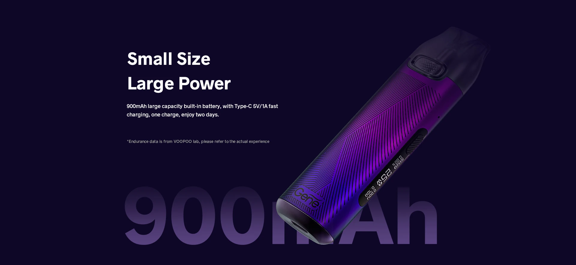 Original VOOPOO V.THRU Pro Pod Kit 900mAh Built-in Battery GENE Chip ...