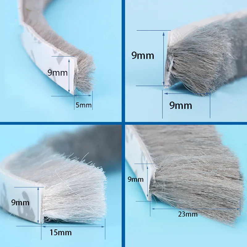 Window Sealing Windproof Brush | Window Self-adhesive Brush | Sealing ...