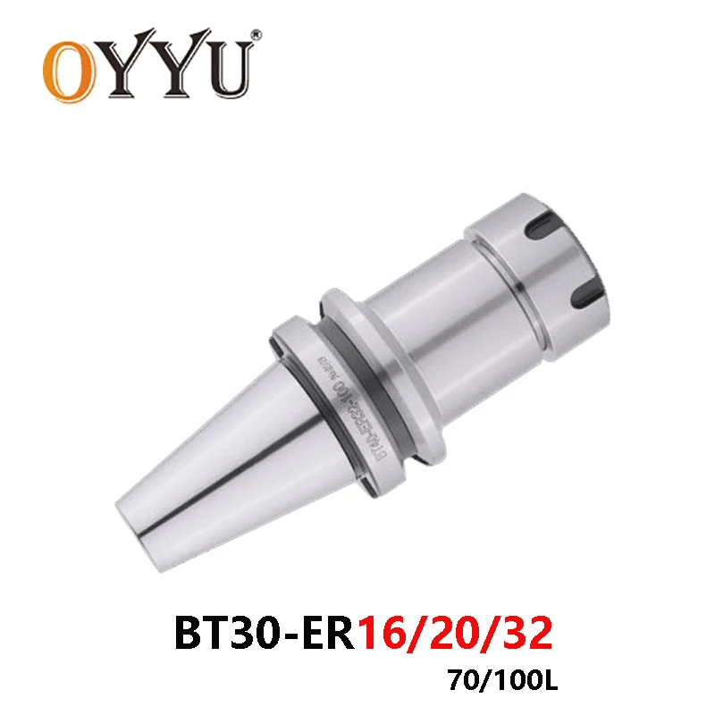 OYYU BT ER BT30 ER16 ER20 ER32 70/100L 고정밀 공구 섕크 스프링 콜렛 척 CNC 공구 홀더 밀링 ...