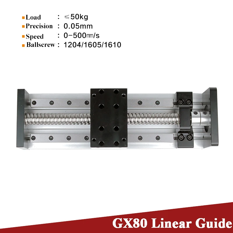 Free Shinping 50-800mm Effective Stroke Sfu 1204 1605 1610 Ballscrew ...