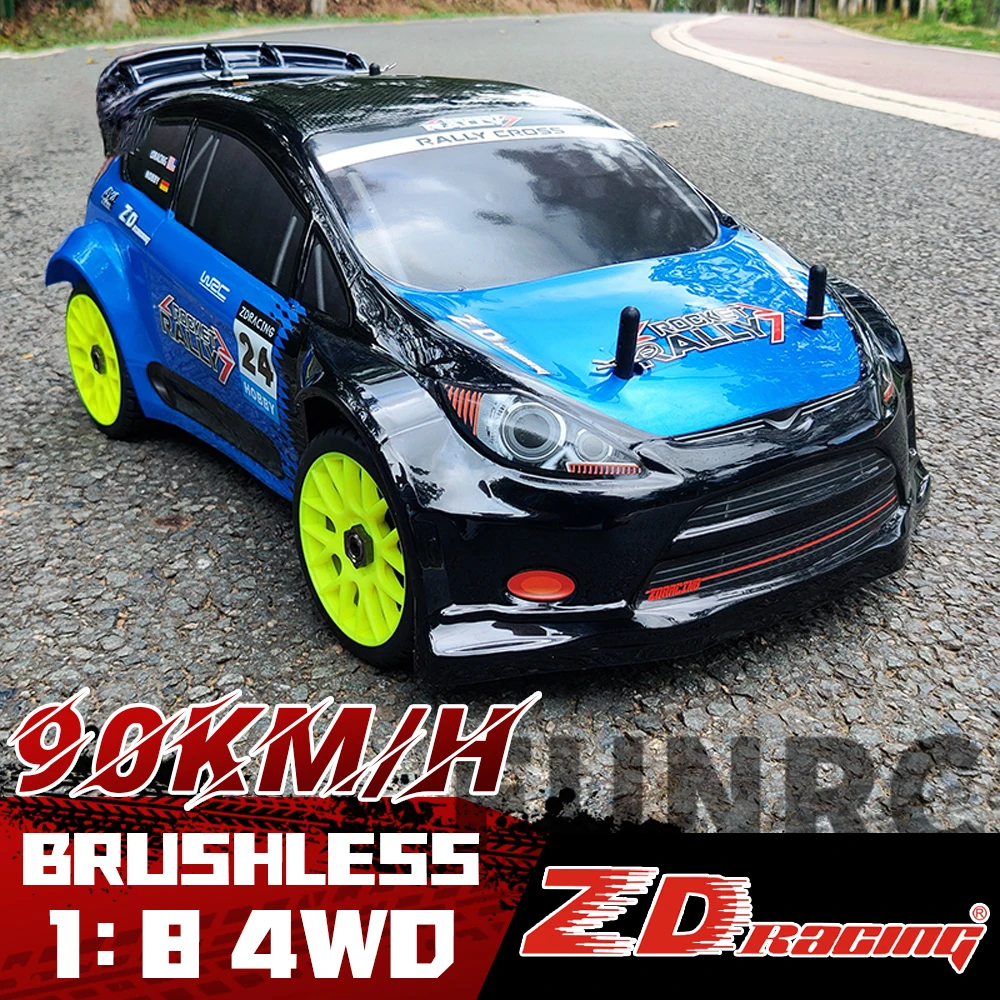 ZD Racing 1/8 RC Rally Flat Sport Cars 80km/h High Speed 4WD Electric ...