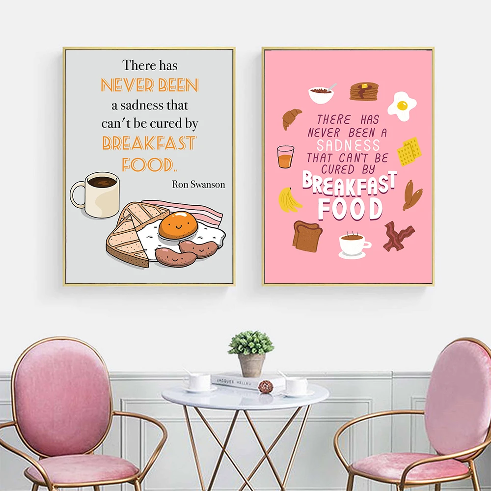 Ron Swanson Breakfast Poster