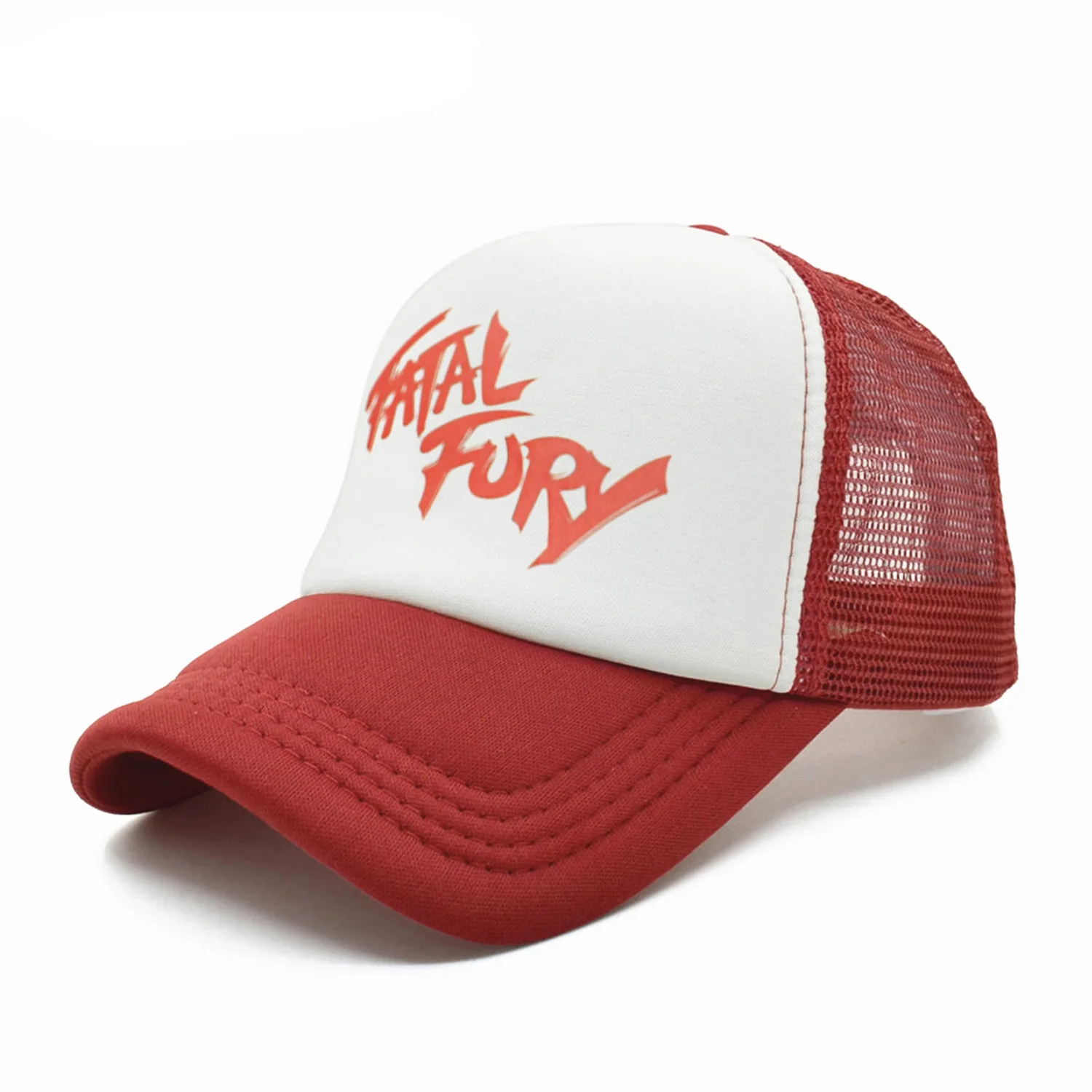 Terry Bogard Mesh Caps The King of Fighters FURY F Hat Cosplay Visor ...