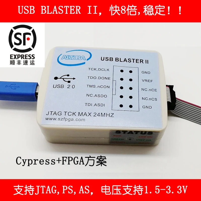 Altera Downloader Fpga Intel Usb Blaster Ii Emulator Pl-usb2-blaster ...