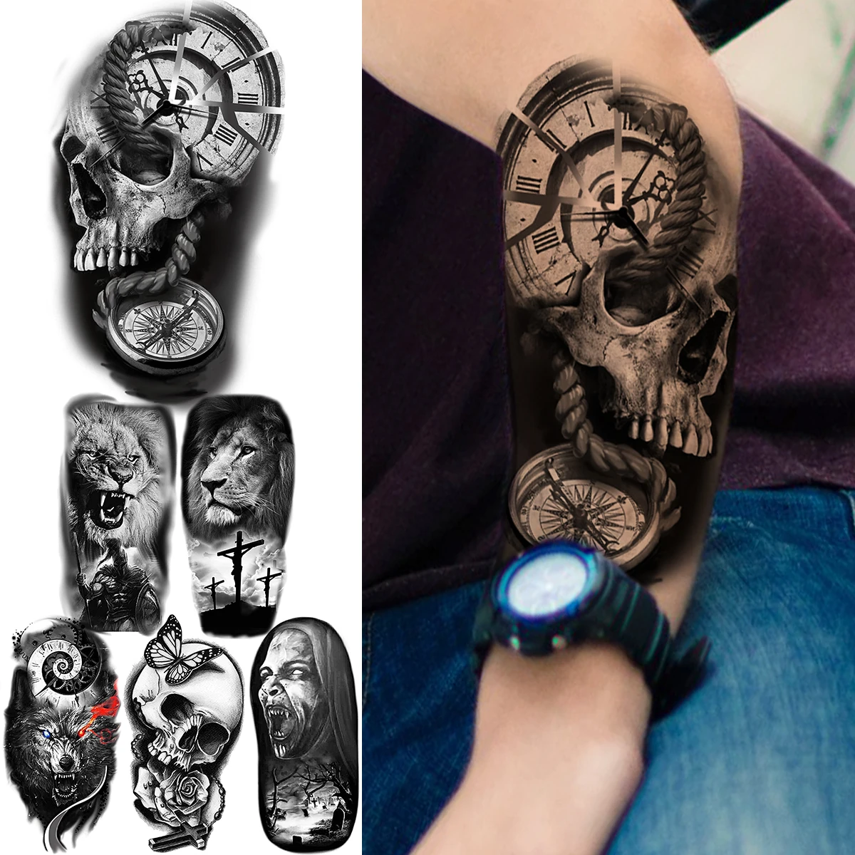 Forearm Skull Tattoos