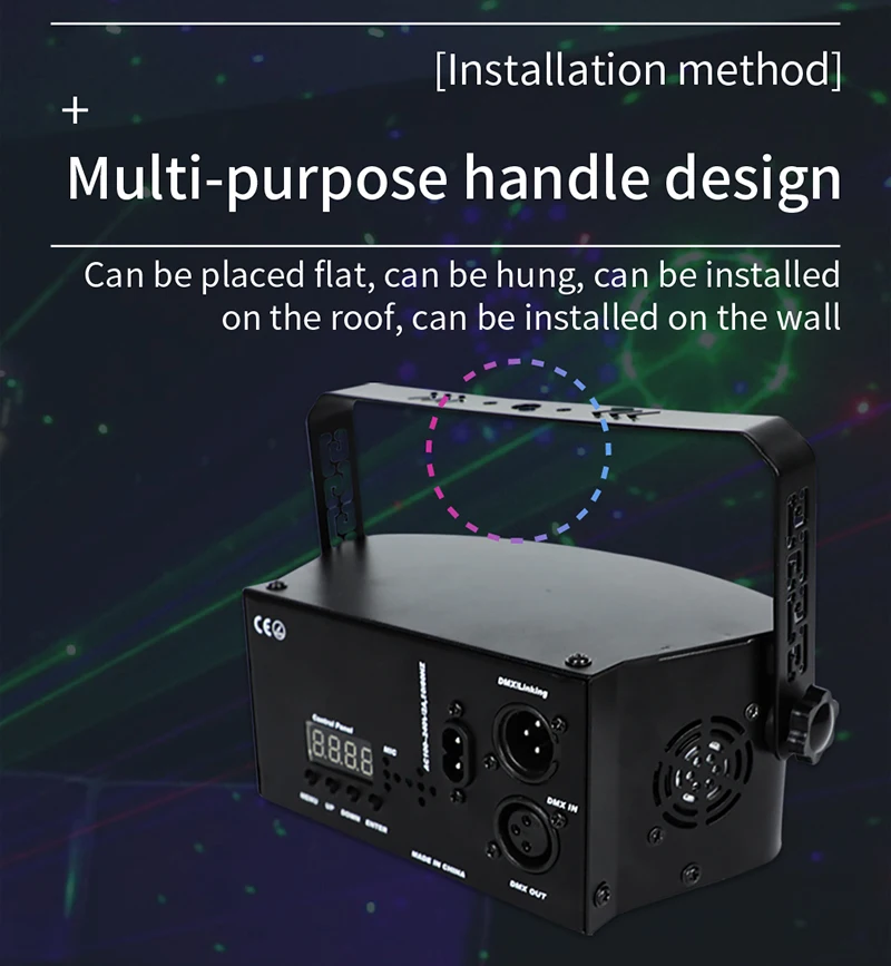 Effets de scène,Lumière Laser de scène professionnelle à 15 yeux,DJ Disco DMX commande vocale ...