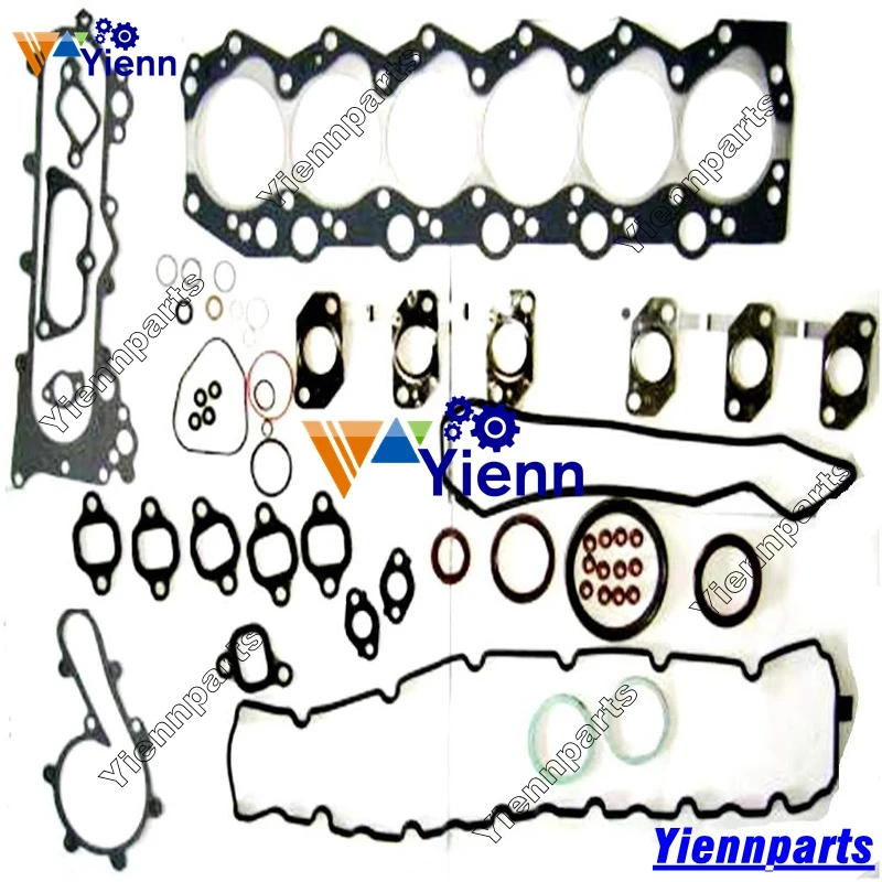 1HZ Full Gasket Kit 04111 17010 With Head Gasket Valve Seats For TOYOTA ...