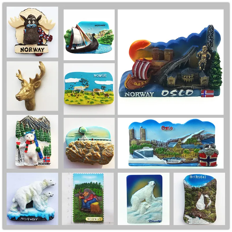 Norway Amorous Feelings Fridge Magnets Tourist Souvenirs Crafts ...