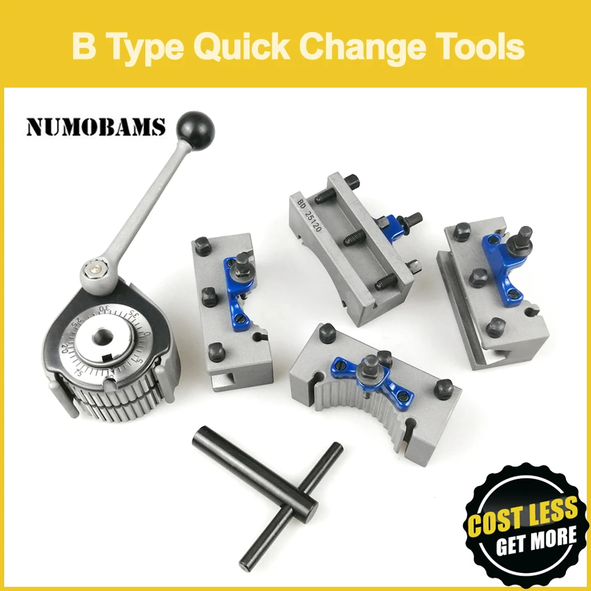 45# Steel B Type Quick Change Tools/tool Holder For 300-500 Swing Over ...