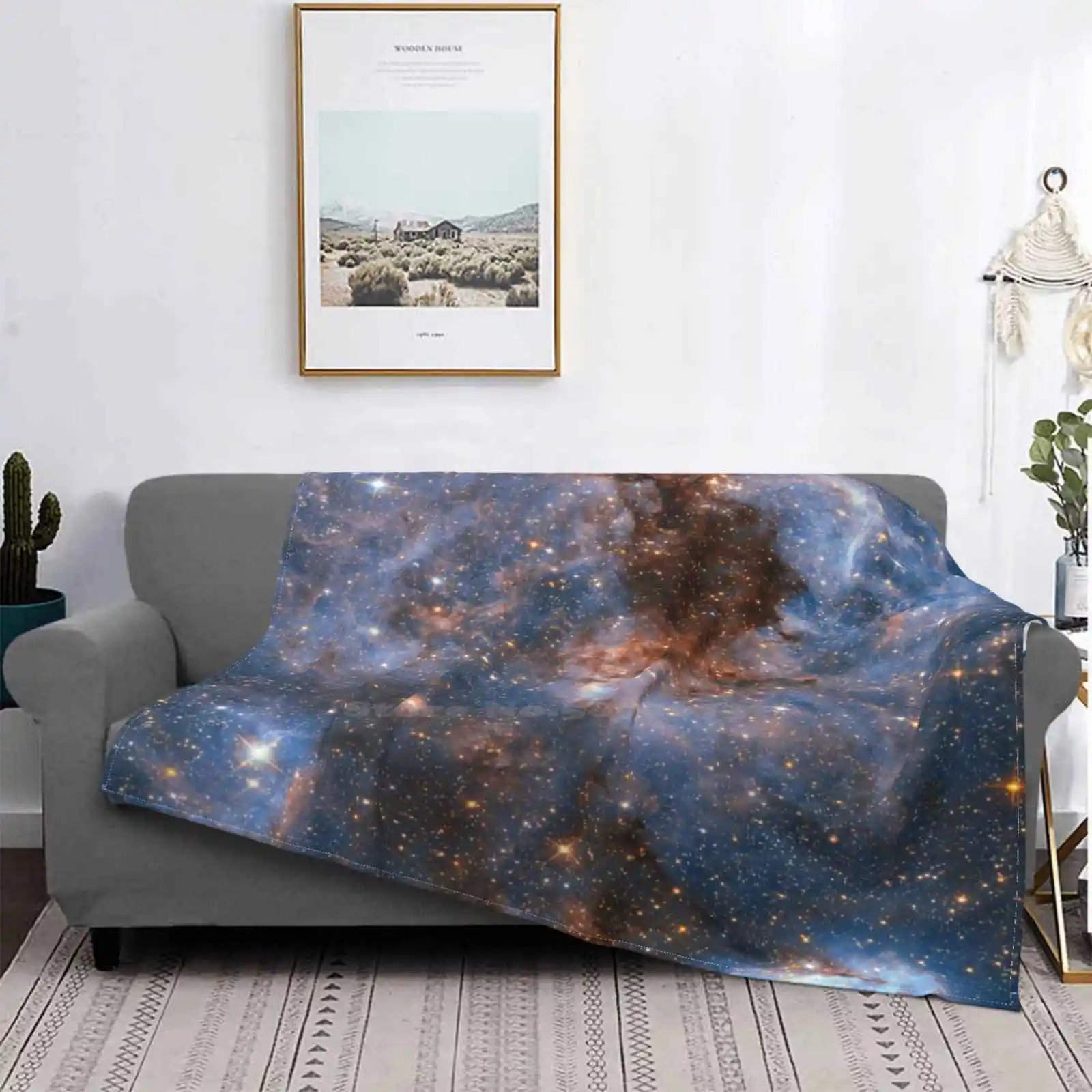 Galaxy-Plasma-By-Blacklinesw9-Air-Conditioning-Blanket-Soft-Throw ...