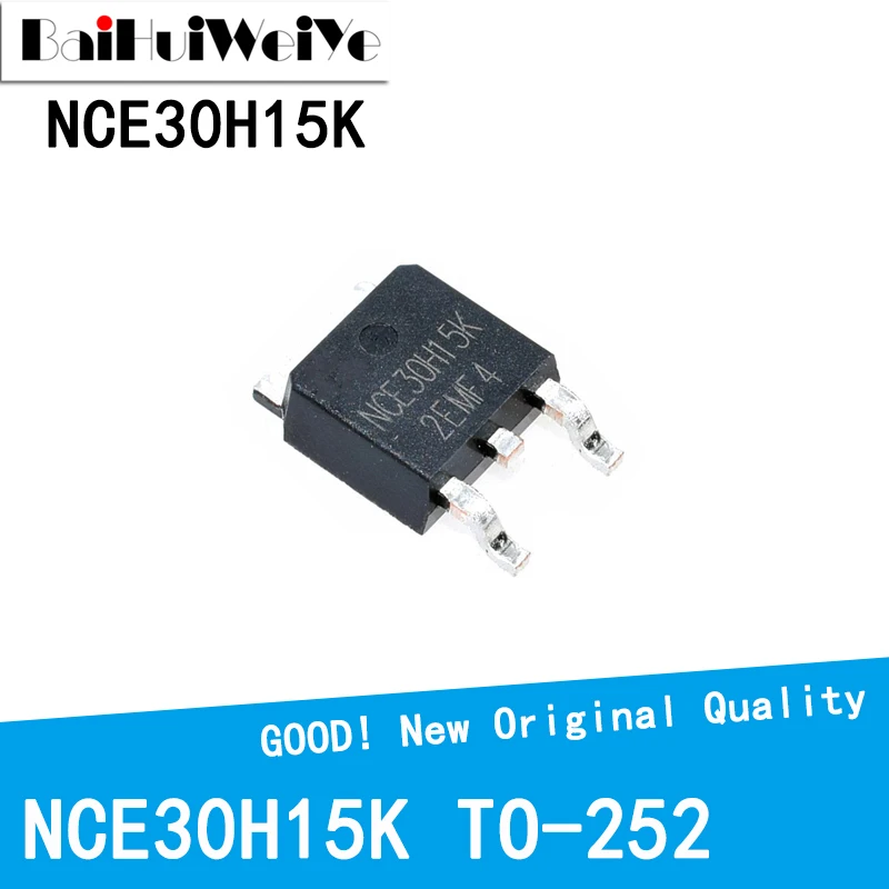 10PCS/LOT NCE30H15K NCE30H15 NCE30H 30H15 TO252 TO-252 30V 150A N-Channel Enhancement Mode Power ...
