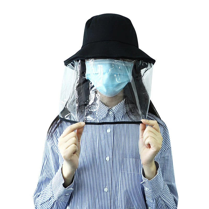 Protective Face Shield Fisherman Hat Cover Hat Anti Saliva Spitting ...