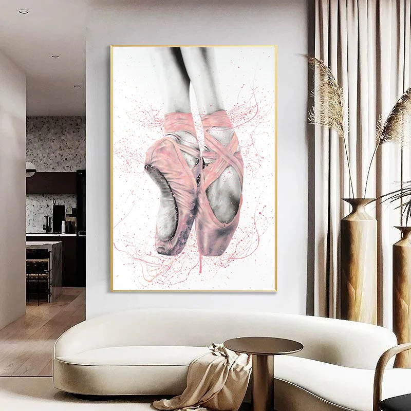 Ballet Shoes Pointe Art