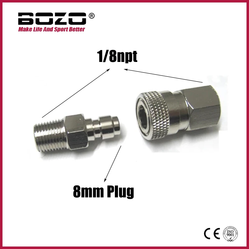 HPA-High-Pressure-Air-Quick-Disconnect-Male-Female-Set-Adapter-Adaptor ...