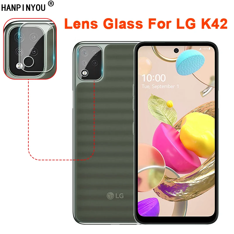 Protetor de lente câmera traseira ultrafina, película de vidro temperado macia para lg k42 k52 ...