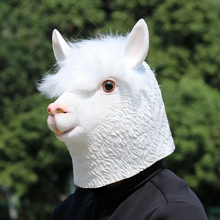 Llama Head Costume