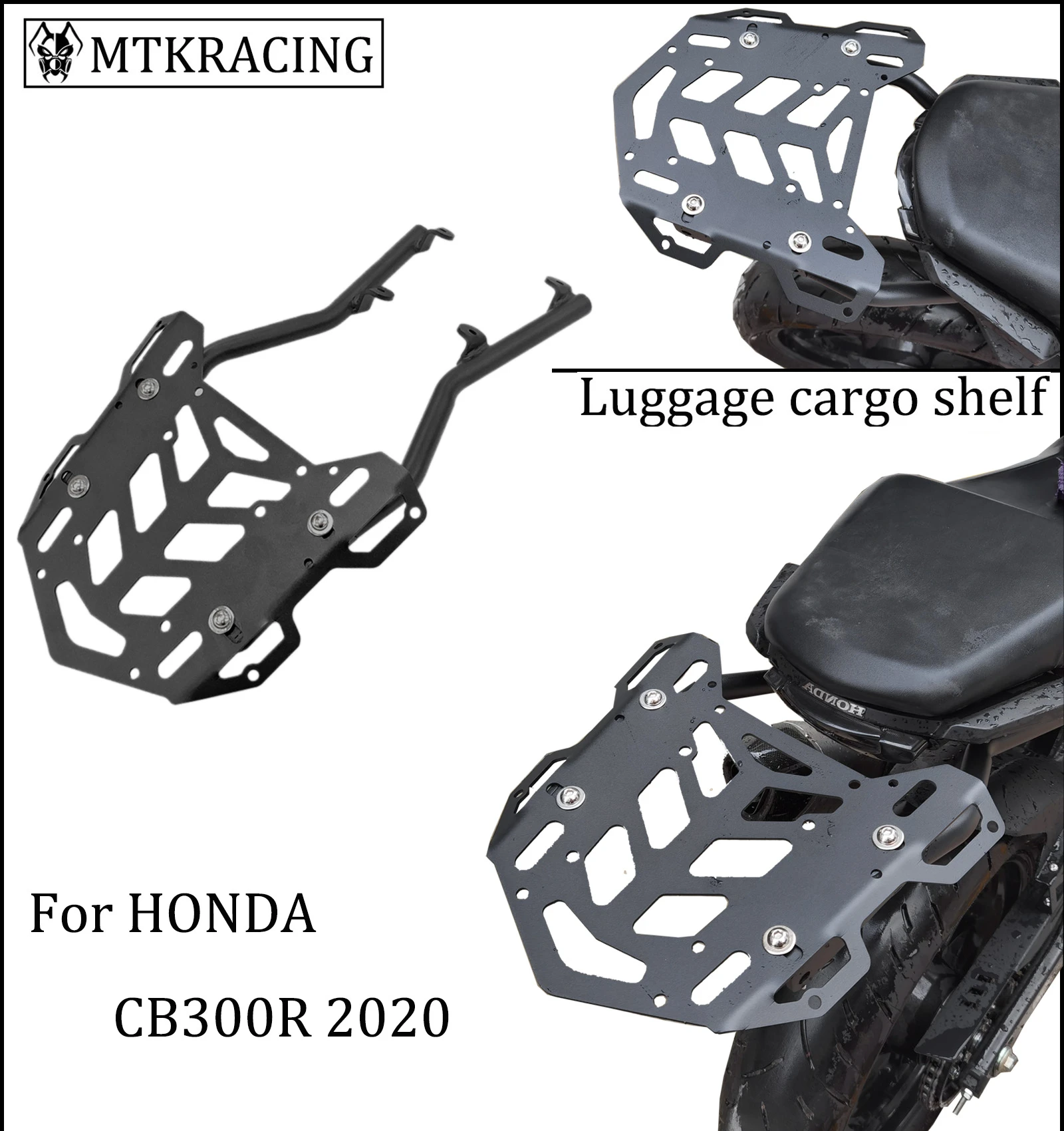 Luggage Rack Honda Cb 125r | Honda Cb300r Luggage Rack | Rear Support ...