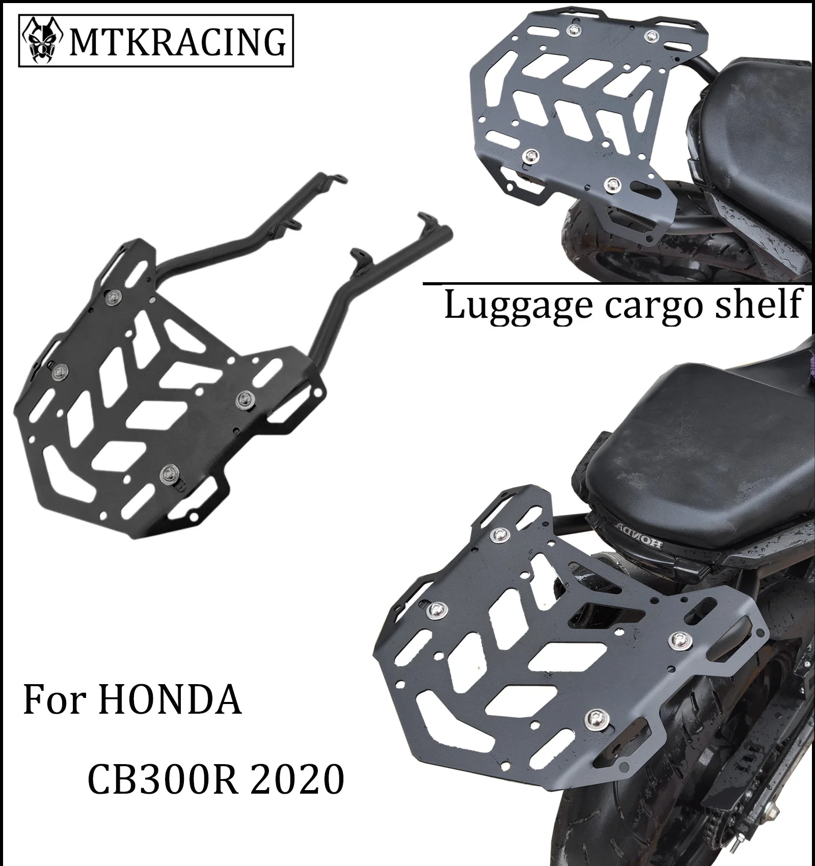 MTKRACING-portaequipajes trasero para HONDA CB300R, CB 300R, CB300, R ...