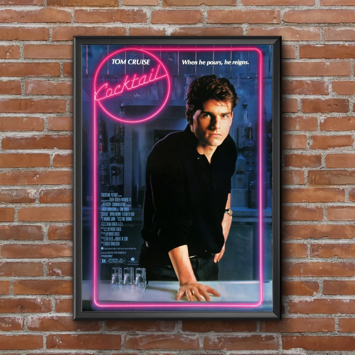 Cocktail Movie Poster Tom Cruise
