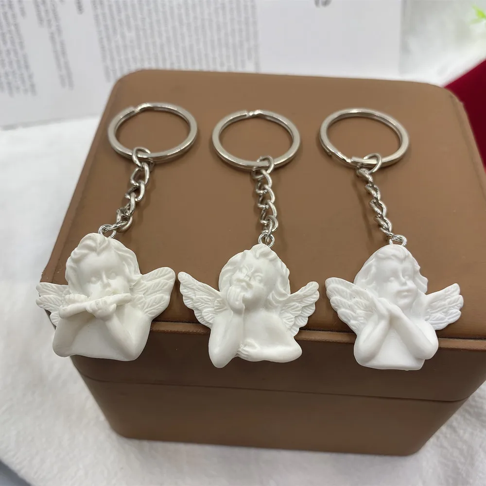 Fashion-Cute-Cupid-Angel-Keychain-ring-pendant-men-and-women-couple-key ...