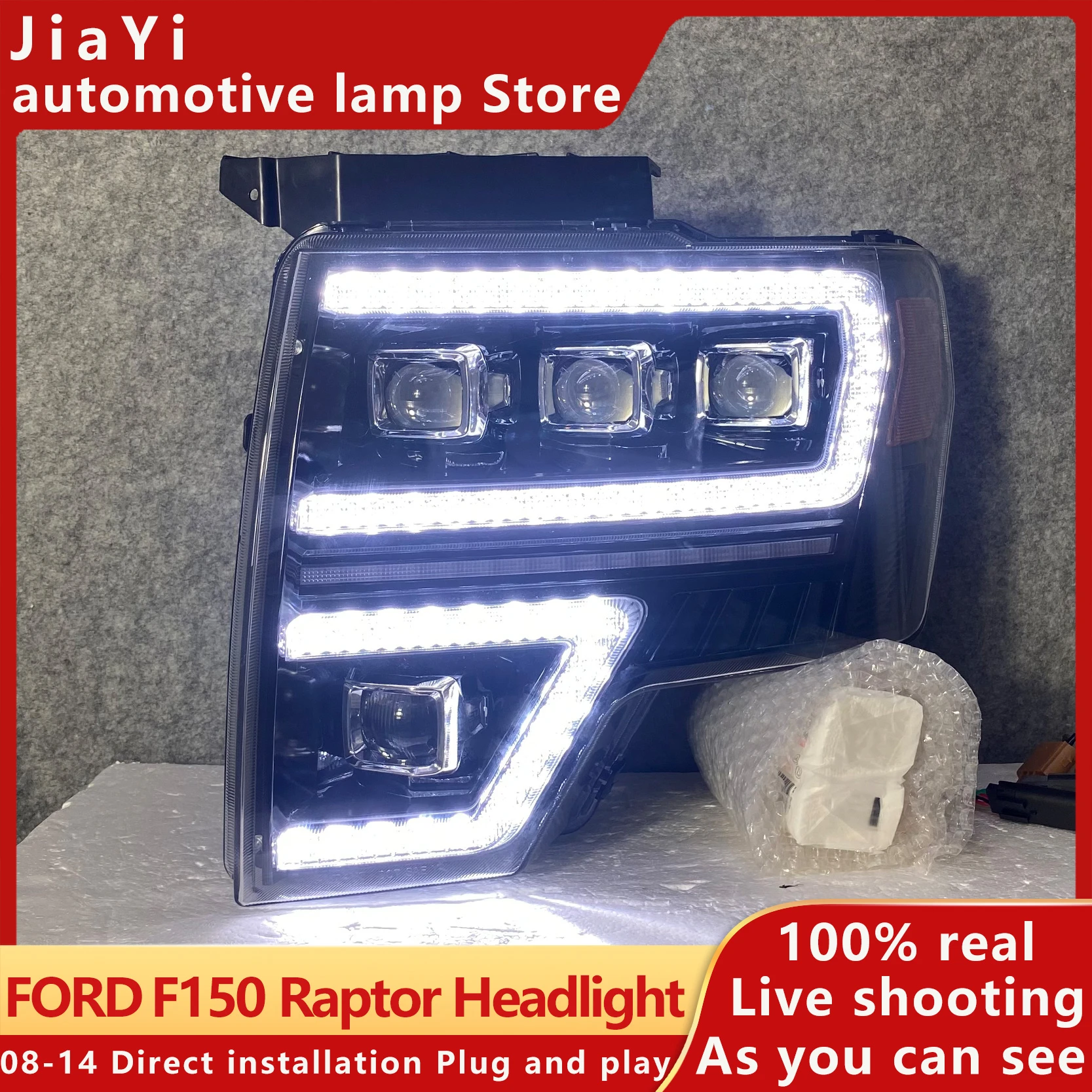 Vland Factory Headlight F150 Full Led Light Source 2008-2014 F 150 Svt ...
