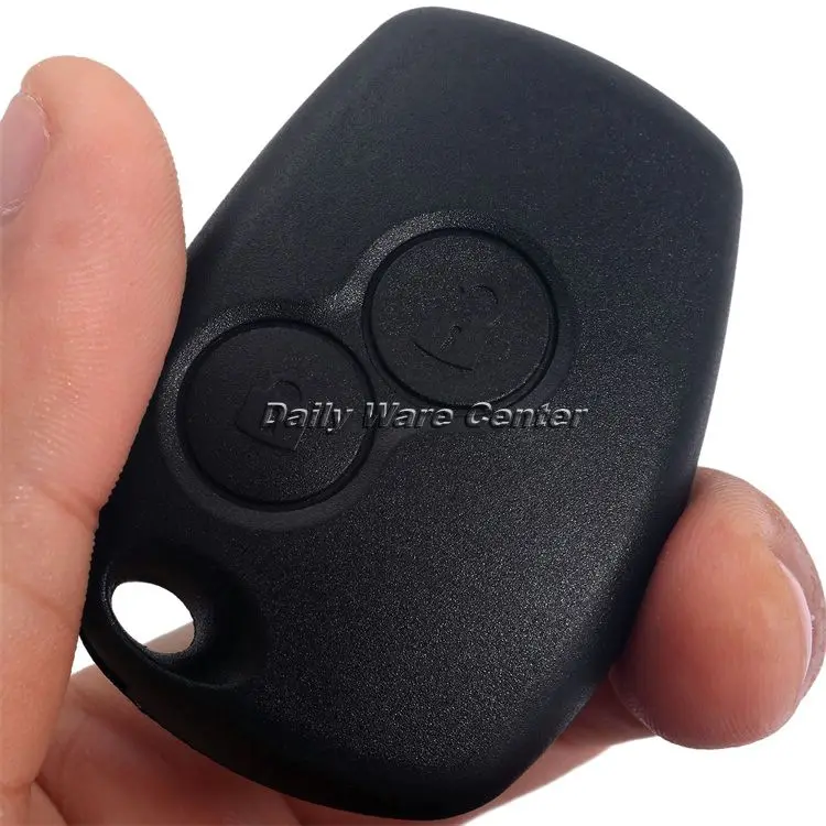 2Buttons-Black-Car-Lock-Unlock-Key-Fob-Remote-Locking-Shell-Case-for ...