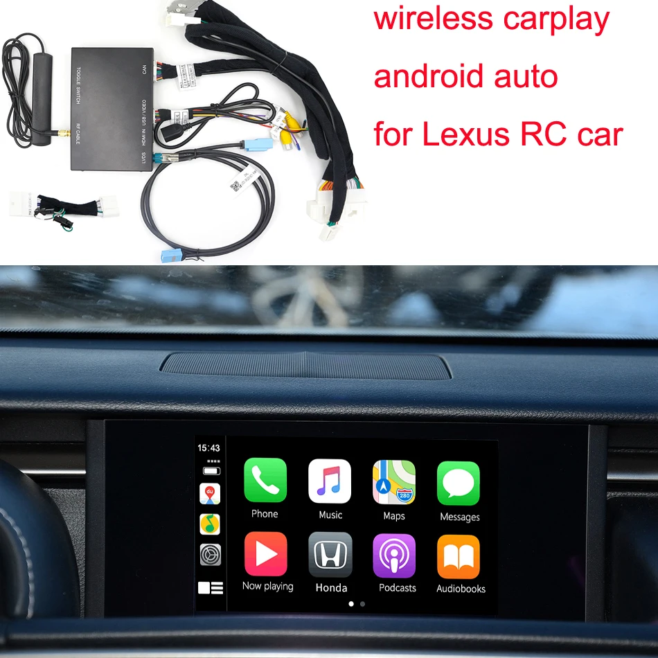 Carplay Wireless for Lexus RC RC F RC300 RC350 RC200 2014-2020 Android ...