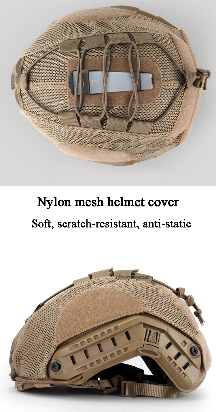 Tactical Multicam Helmet Cover Airsoft Paintball Wargame Gear FAST ...