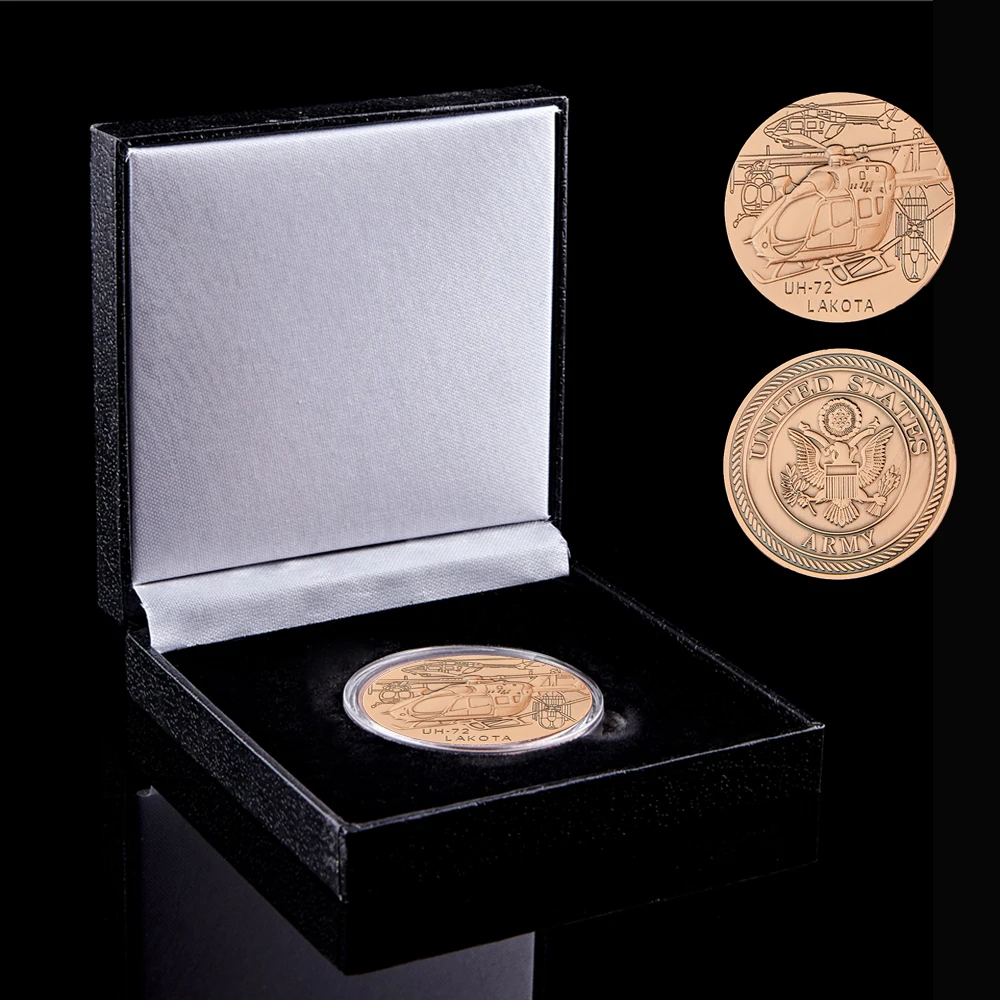 USA-Army-UH-72-Lakota-Challenge-Token-Coin-Custom-Metal-Military-Coin ...