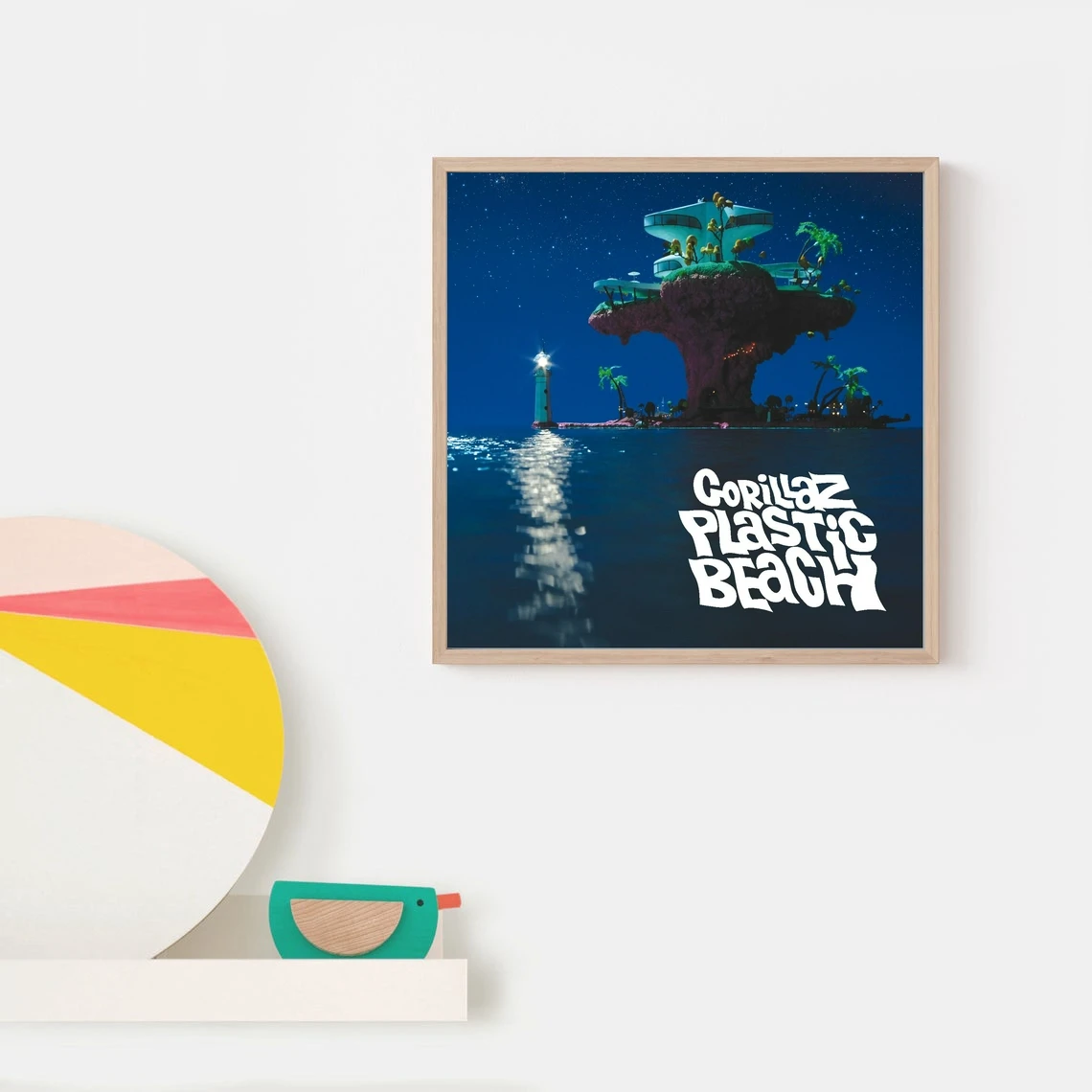 Gorillaz Plastic Beach Album Cover