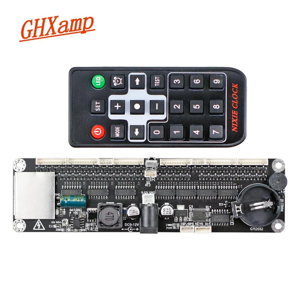 Ghxamp 6-digit Universal Glow Nixie Clock Tubes Control Motherboard ...
