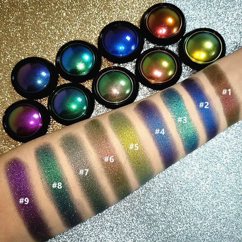 Glitter Eyeshadow Palette c Metallic Shiny Eye Shadow Pallete Powder ...
