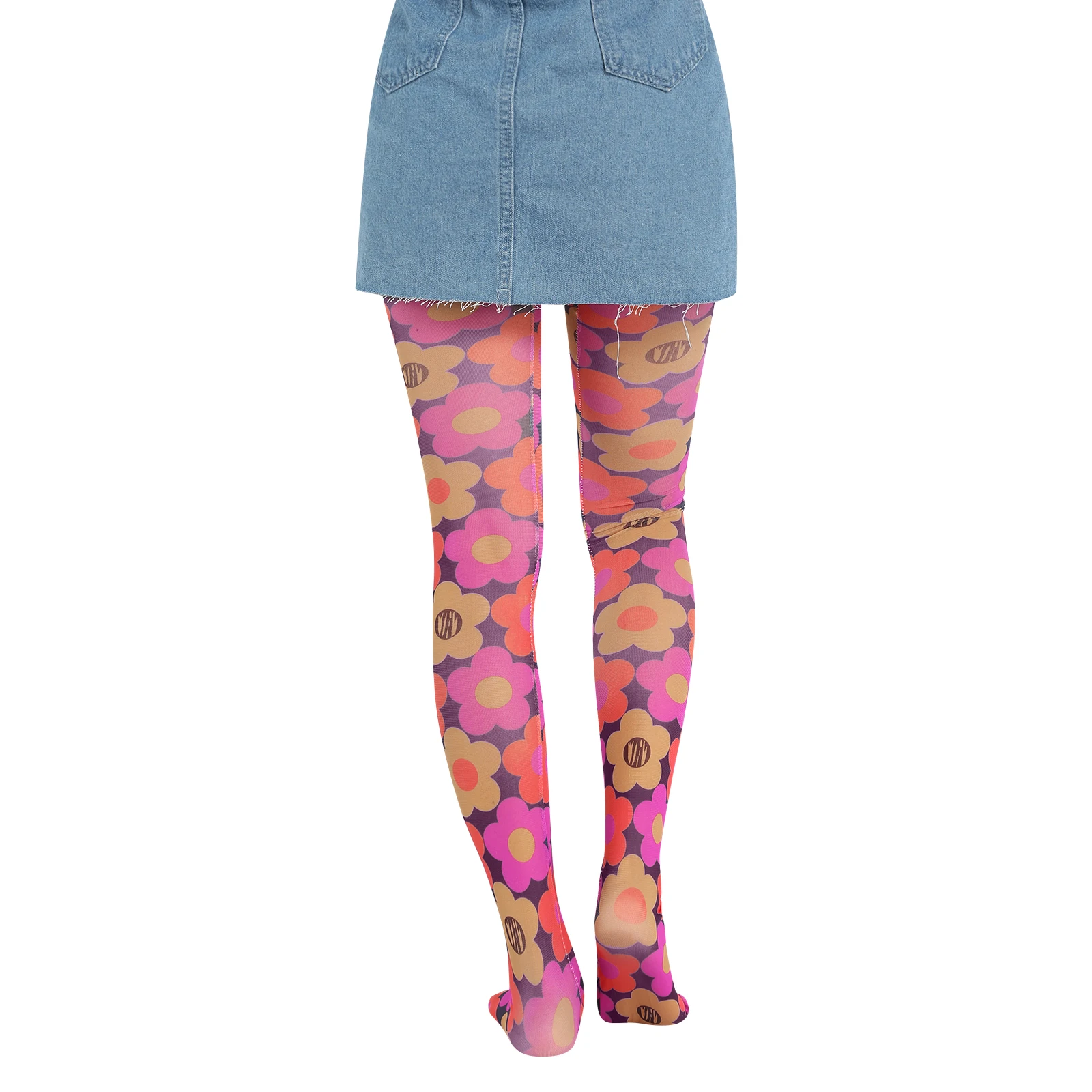 Collant,collants transparents e-girls, bas pour femmes, Sexy, rond ...