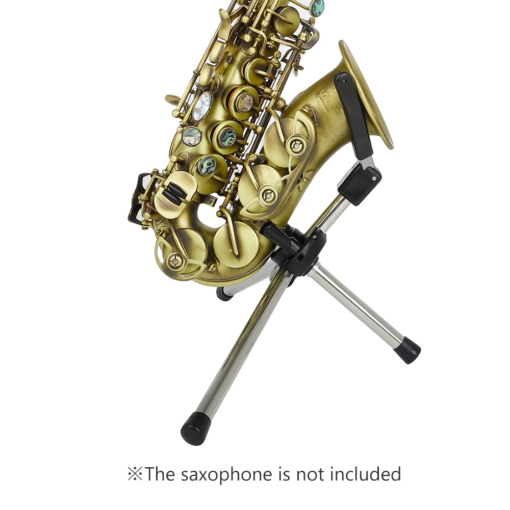 Foldable-Soprano-Saxophone-Stand-Portable-Sax-Metal-Floor-Stand-Holder ...