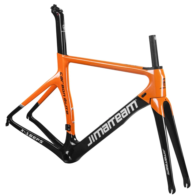 Black And Orange Street Bike