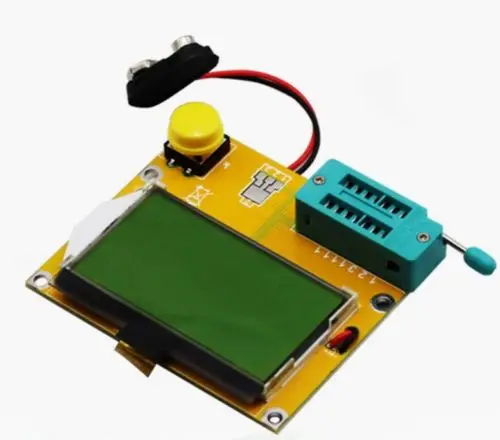 Mega328 LCR T4 LCD M328 Digital Transistor Tester Meter Backlight Diode ...