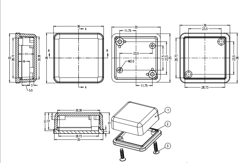 Electrical Junction Box Drawings