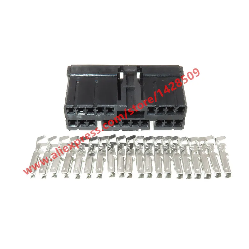 10 Sets 20 Pin Automotive Wiring Harness Connector Female Auto Plug ...