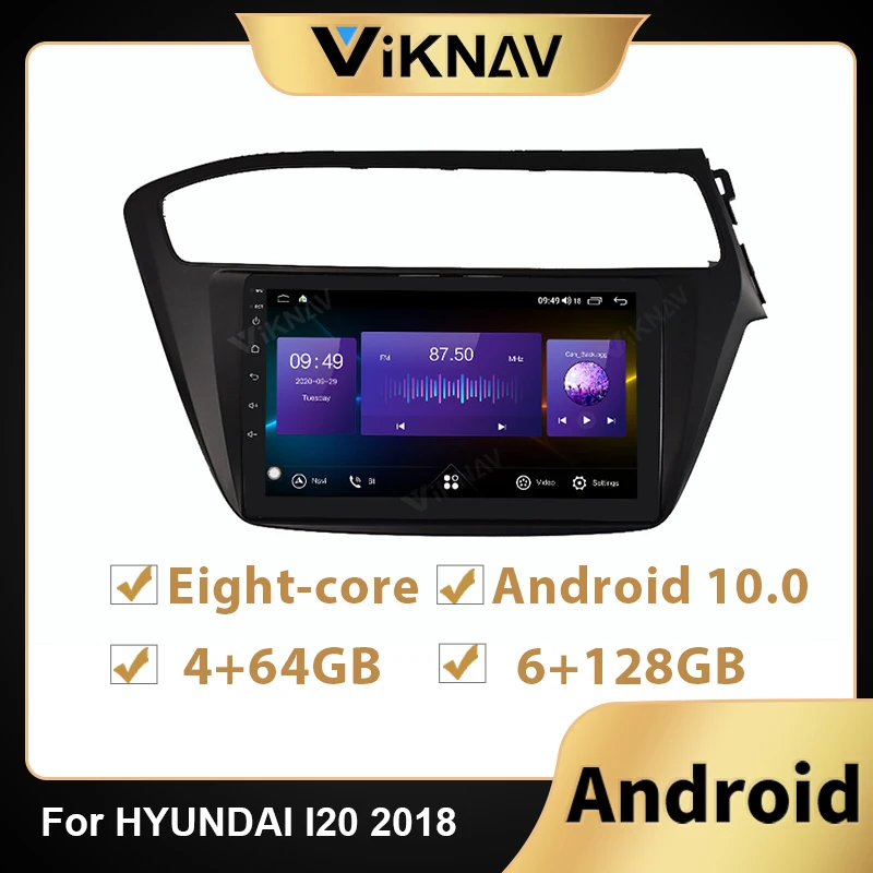 2din Android Auto Radio Stereo Gps Navigation Head Unit For Hyundai I20 ...