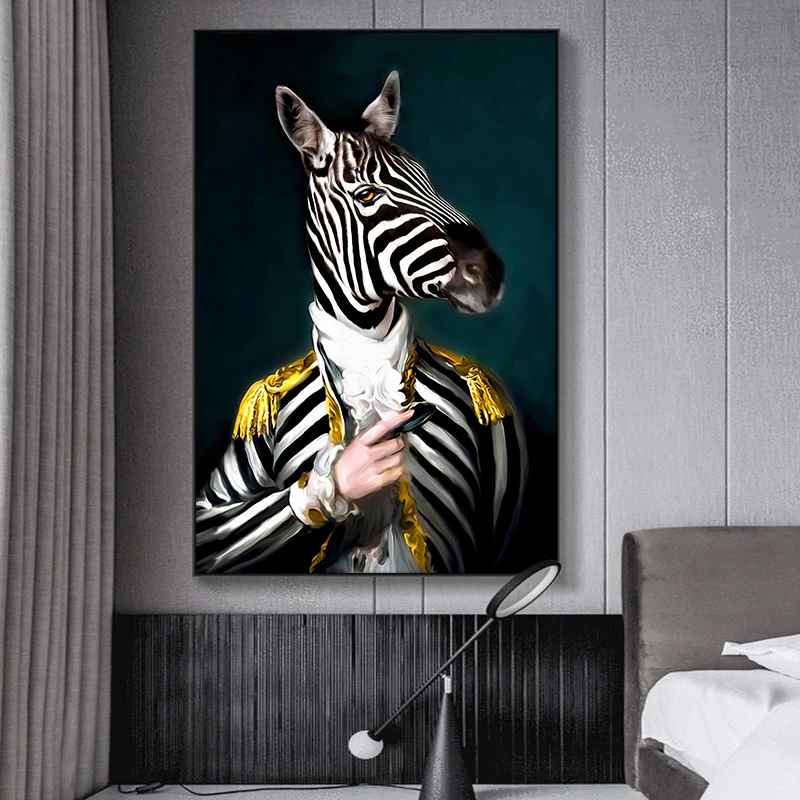 Zebra Head Painting