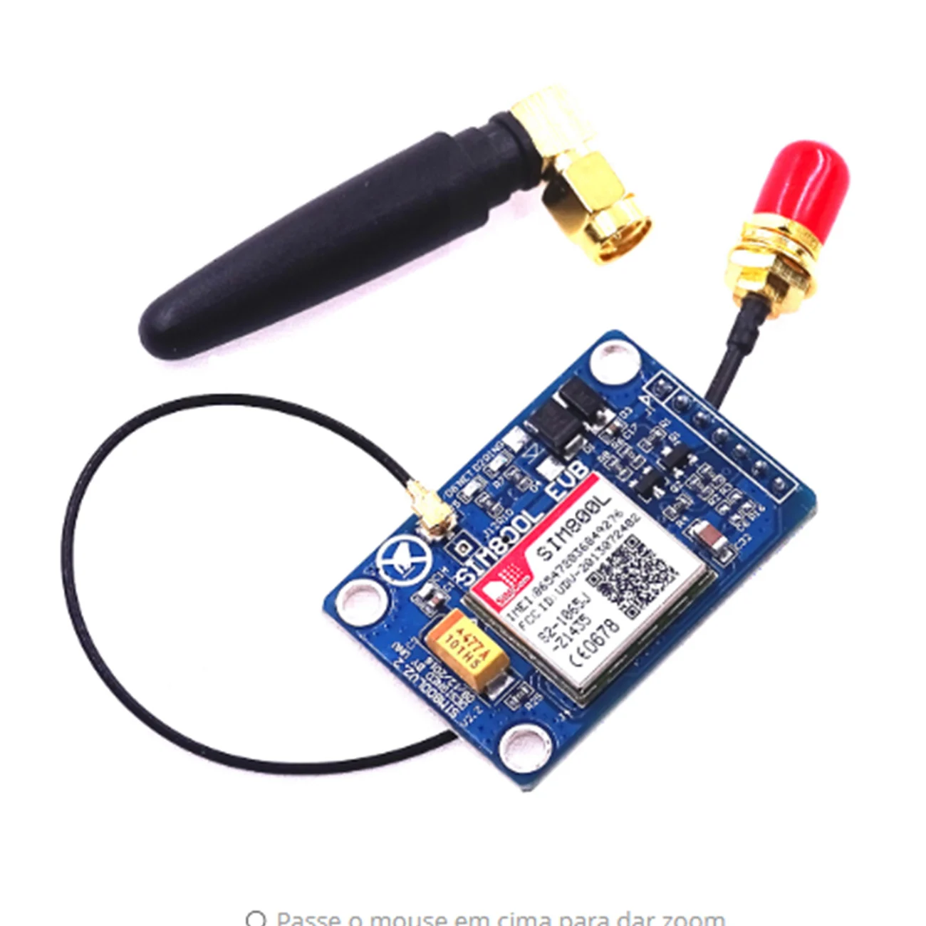 custom 1Pcs New SIM800L GPRS GSM Module PCB Antenna SIM Board Quad b ...