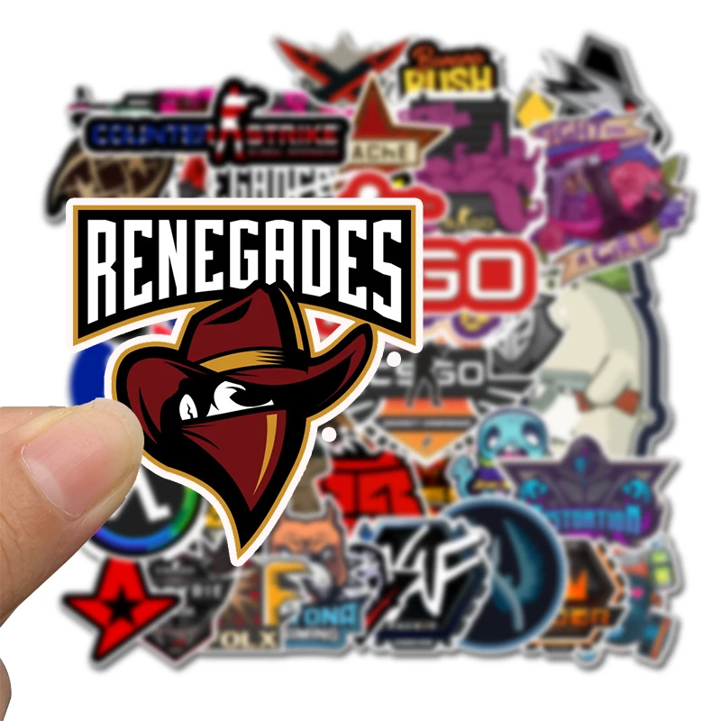 50 PCS Lot CS GO Stickers Motorcycle Anime Game Sticker For Boys Laptop ...