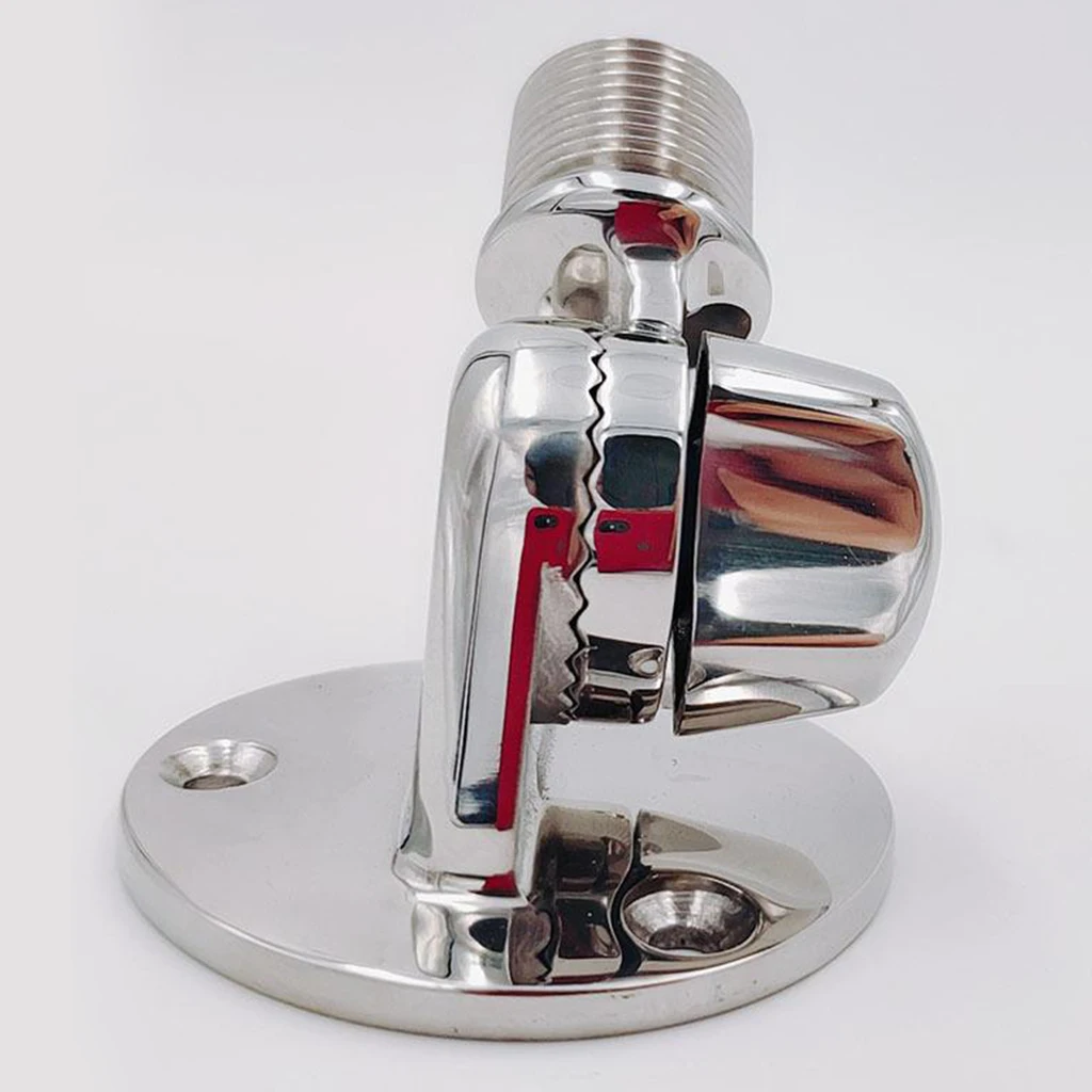 Stainless Steel Boat Swivel Round Base Antenna Mount Marine Grade ...