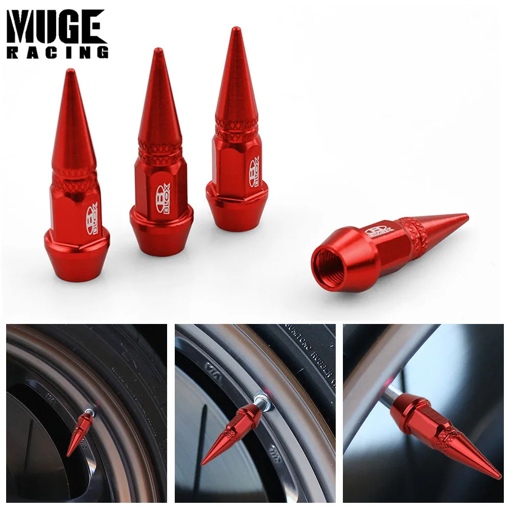 4Pcs-Universal-Car-Spike-Tire-Valves-Motorcycle-Auto-Bike-Spike-Shape ...