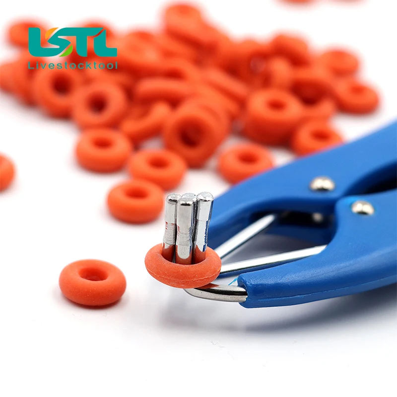 Animal Tail Removal Pigs Sheep Castration Pliers Particulate Rubber Ring Castration Device ...